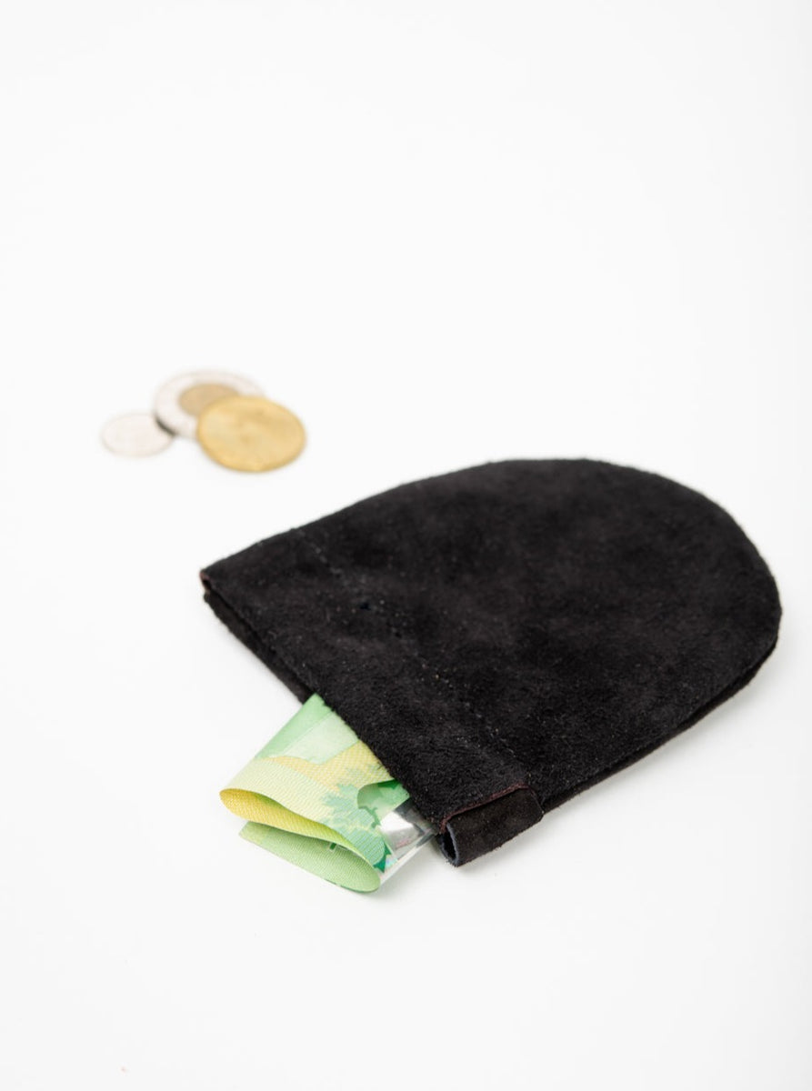 Leather wallet, coin purse MEZZA LUNA model | Veinage